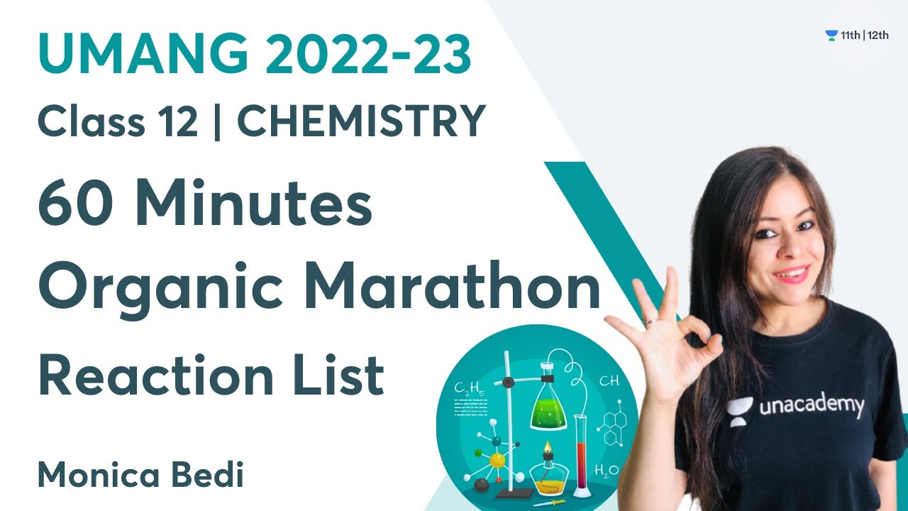 60 minutes Organic Marathon | Reaction List | Class 12 Chemistry ...
