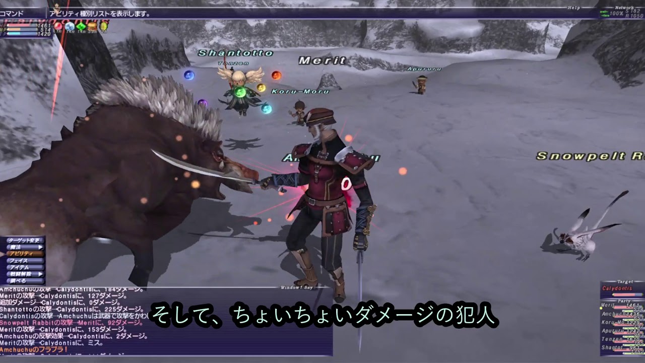 【FF11】知識なしで挑むCalydontis - YouTube