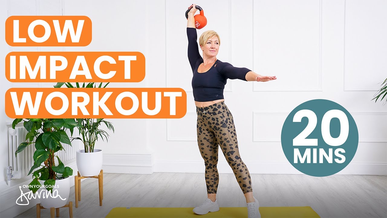 Low Impact EXERCISES | 20 MINUTES | Own Your Goals - Davina McCall ...