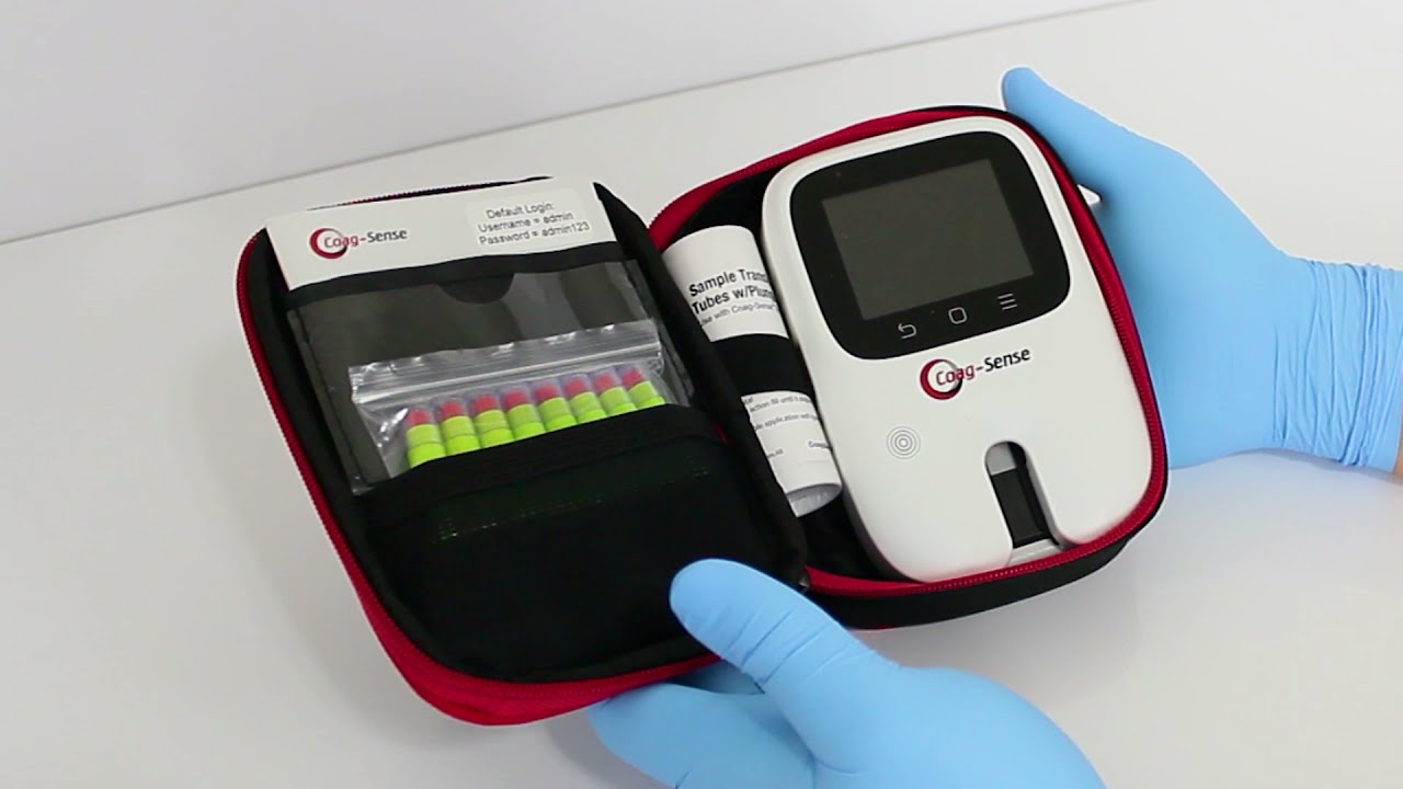 PRO Coag-Sense® PT/INR Monitoring System : PT2 - YouTube