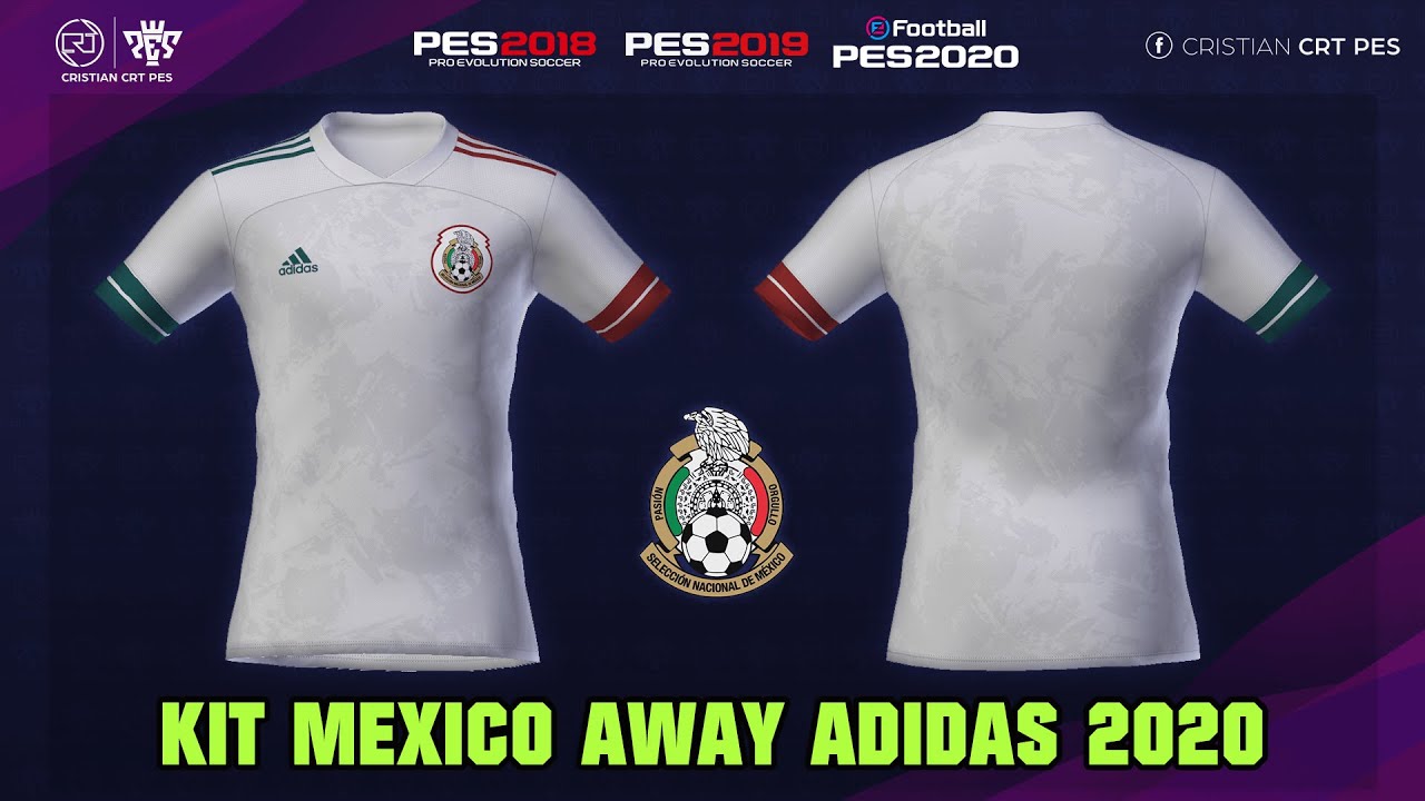 KIT MÉXICO AWAY ADIDAS 2020 | PC, PS4 | PES 2020, PES2019 y PES2018 ...