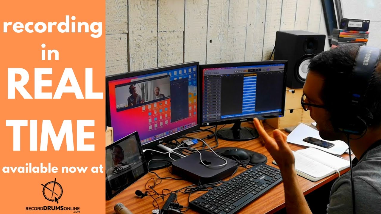 RECORDING in REAL TIME Available NOW at RecordDrumsOnline - YouTube