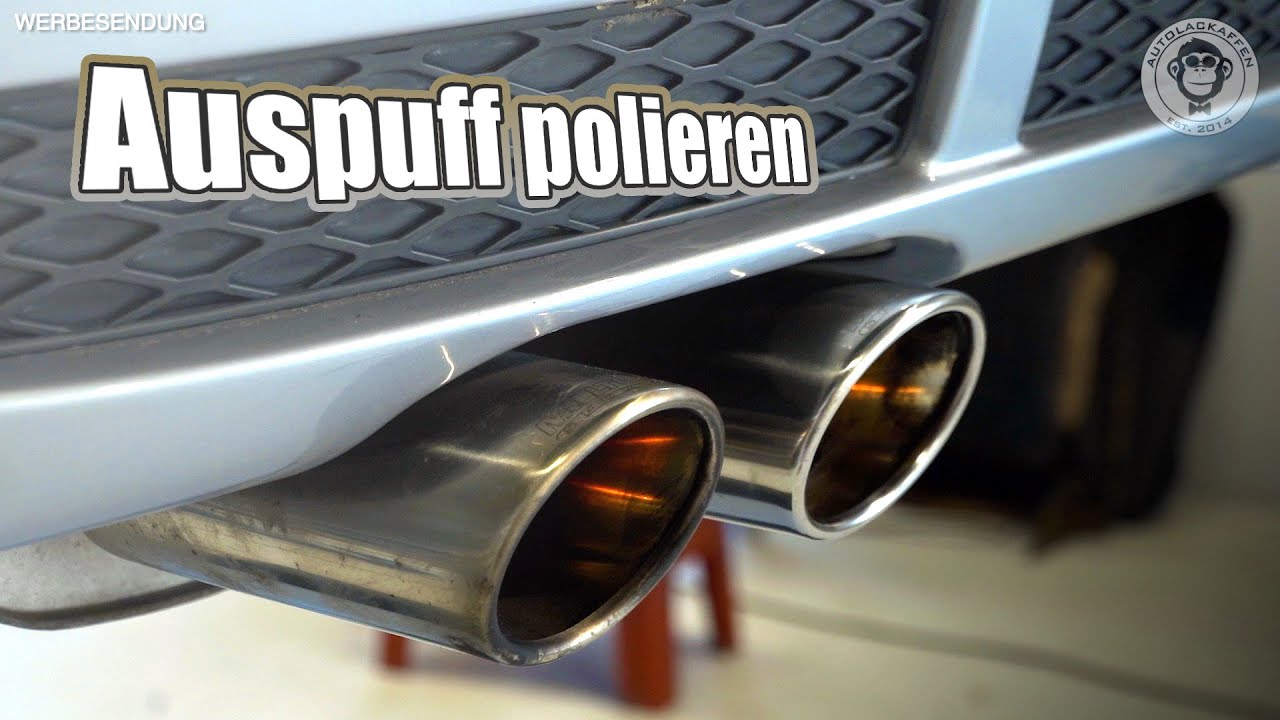 Auspuff polieren schnelle & einfache Methode I Kein Werkzeug nötig I ...