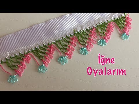 İğne oyası pırpırlı dağ modeli yapımı