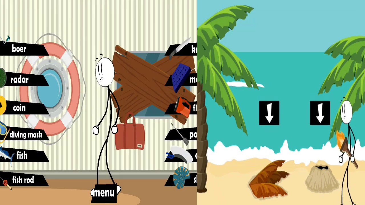 Stickman Escape The Island Vs Stickman Ship Escape Android Gameplay ...