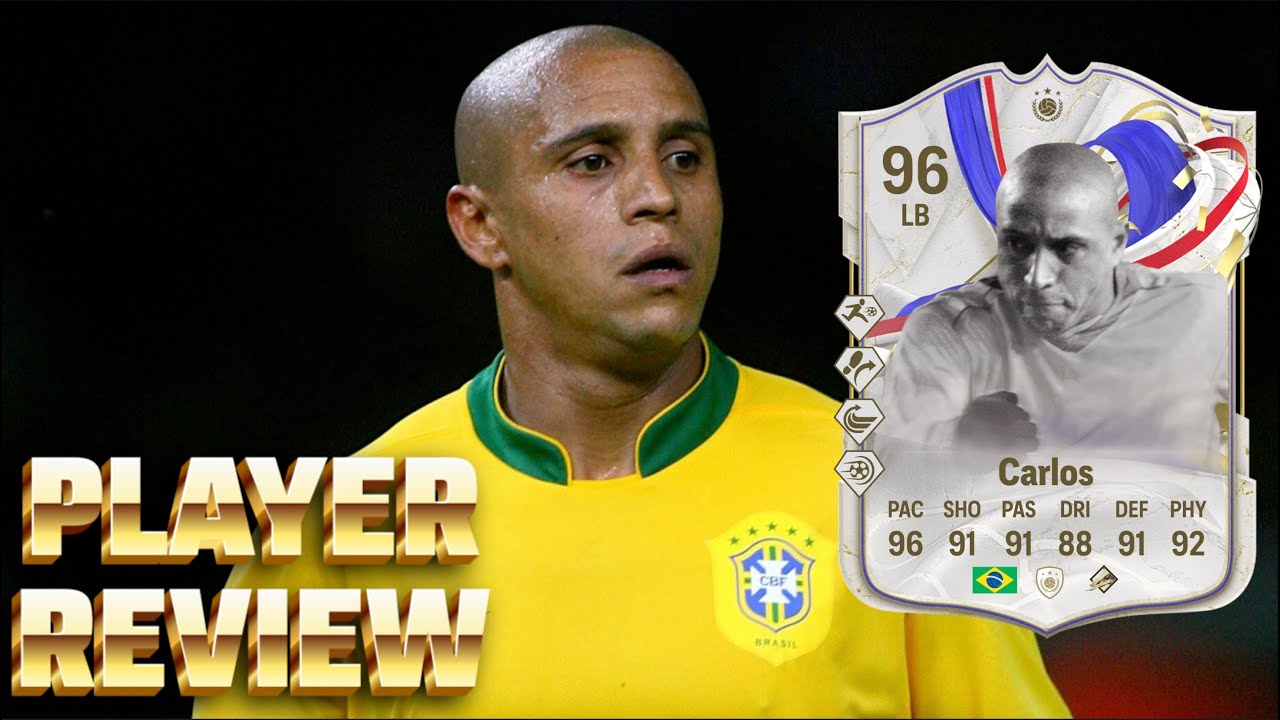 ¡ROBERTO CARLOS! -REVIEW ROBERTO CARLOS 96 GREATS OF THE GAME ICON EAFC ...