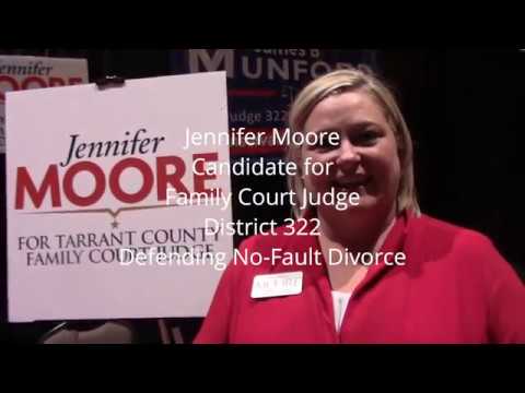 Jennifer Moore, Candidate for Family Court Judge, Defending No Fault ...