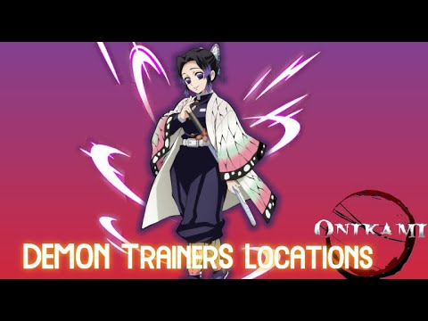 ALL DEMON TRAINERS LOCATIONS IN ONIKAMI - YouTube