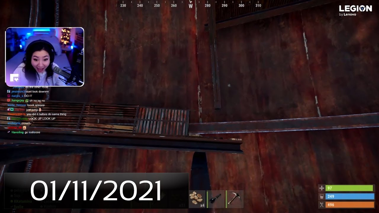 [01/11/2021] gamin hours :D RUST (playing on The Divide/RP server ...