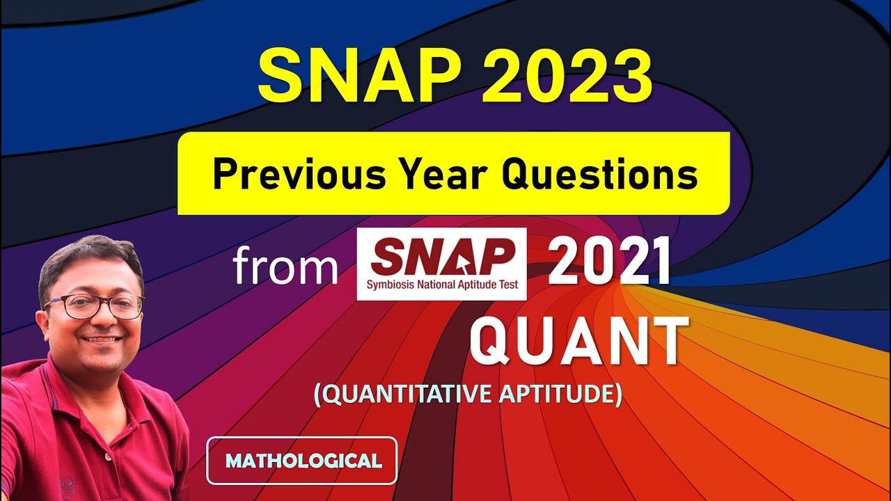 SNAP 2023 Prep Booster || SNAP 2021 Question Paper & Solution for ...
