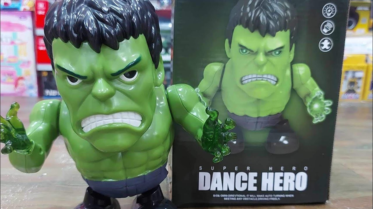 Short Satisfying Video with Unboxing of Dancing HULK Toy ASMR - YouTube