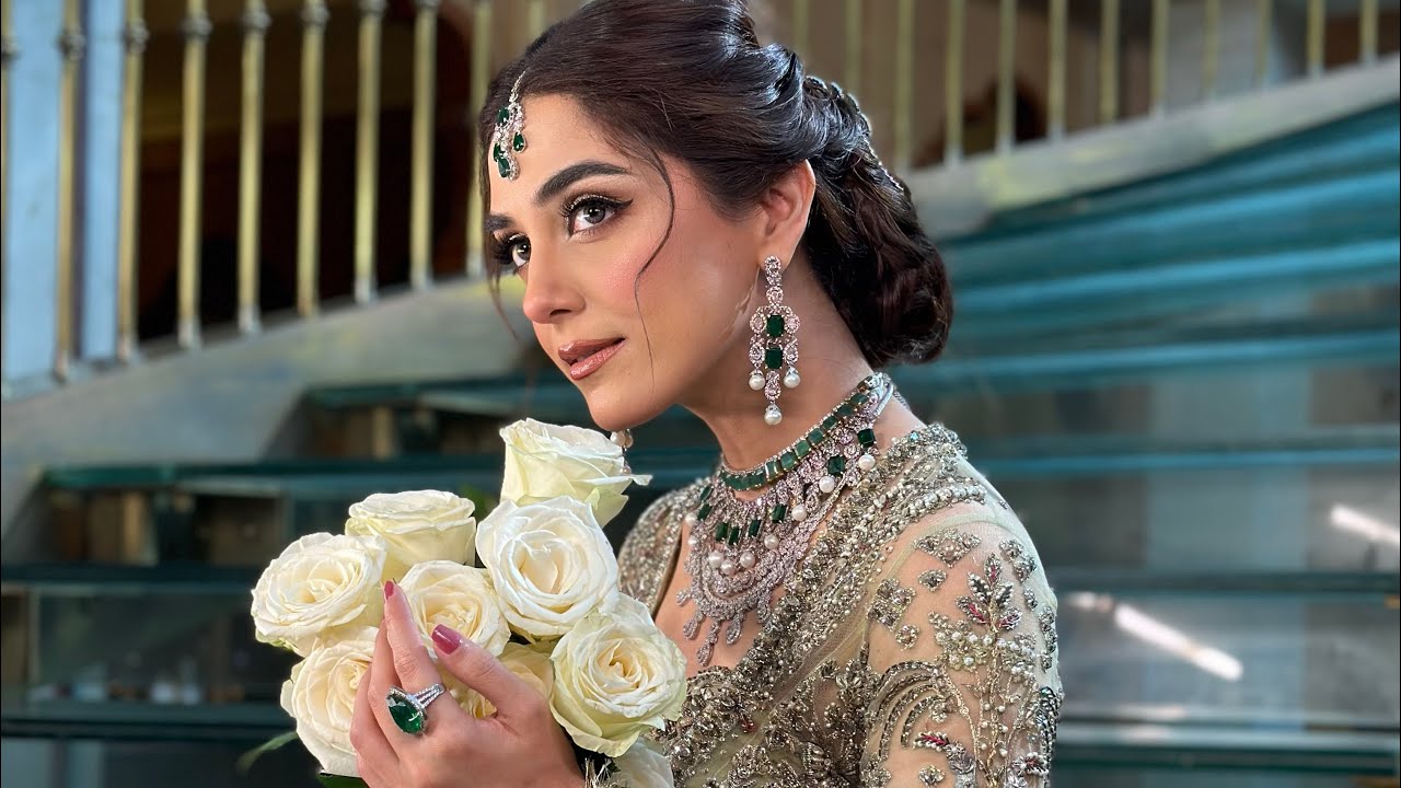 Maya Ali as Walima Bride | Bridal Shoot | Makeovers by Amaima | Bridal ...