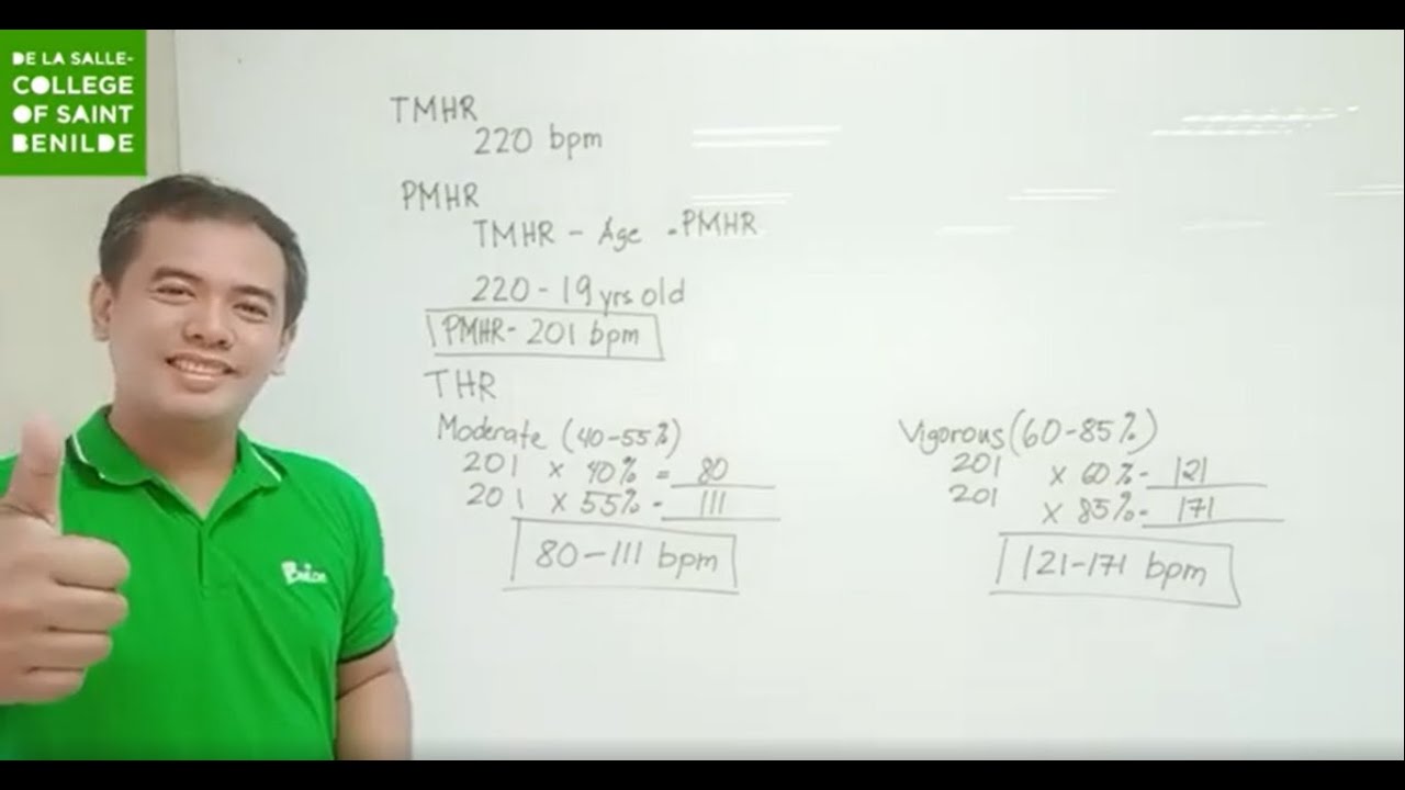 How to Compute PMHR TMHR THR - YouTube
