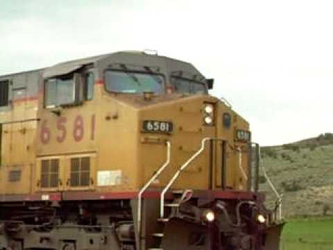 UP 6581 West (w/ heritage hoppers) | Phippsburg, CO | June 2007 - YouTube