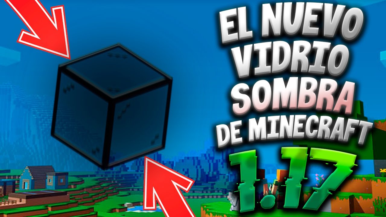 El Nuevo VIDRIO SOMBRA de Minecraft 1.17 (tinted glass) - YouTube