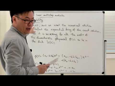 General linear multistep methods and A-stability - YouTube