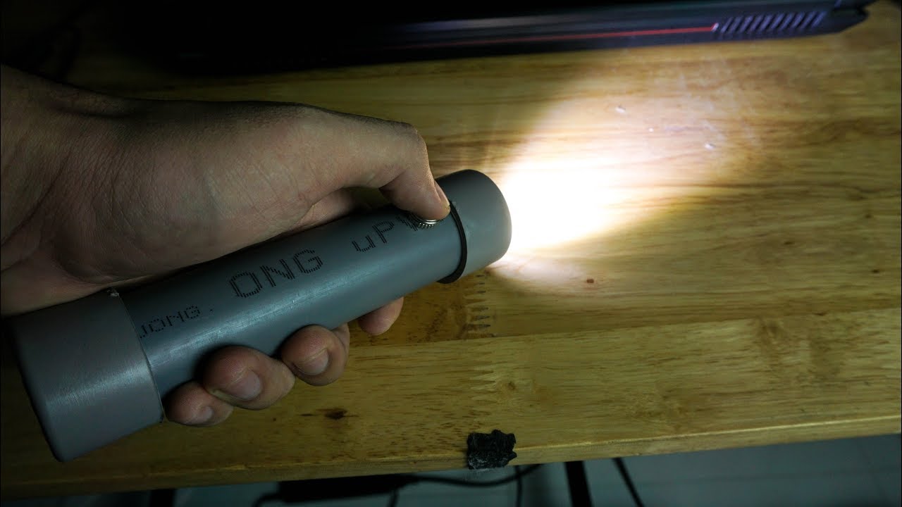 Como Hacer una Linterna en casa (DIY Super Bright LED Torch) - YouTube