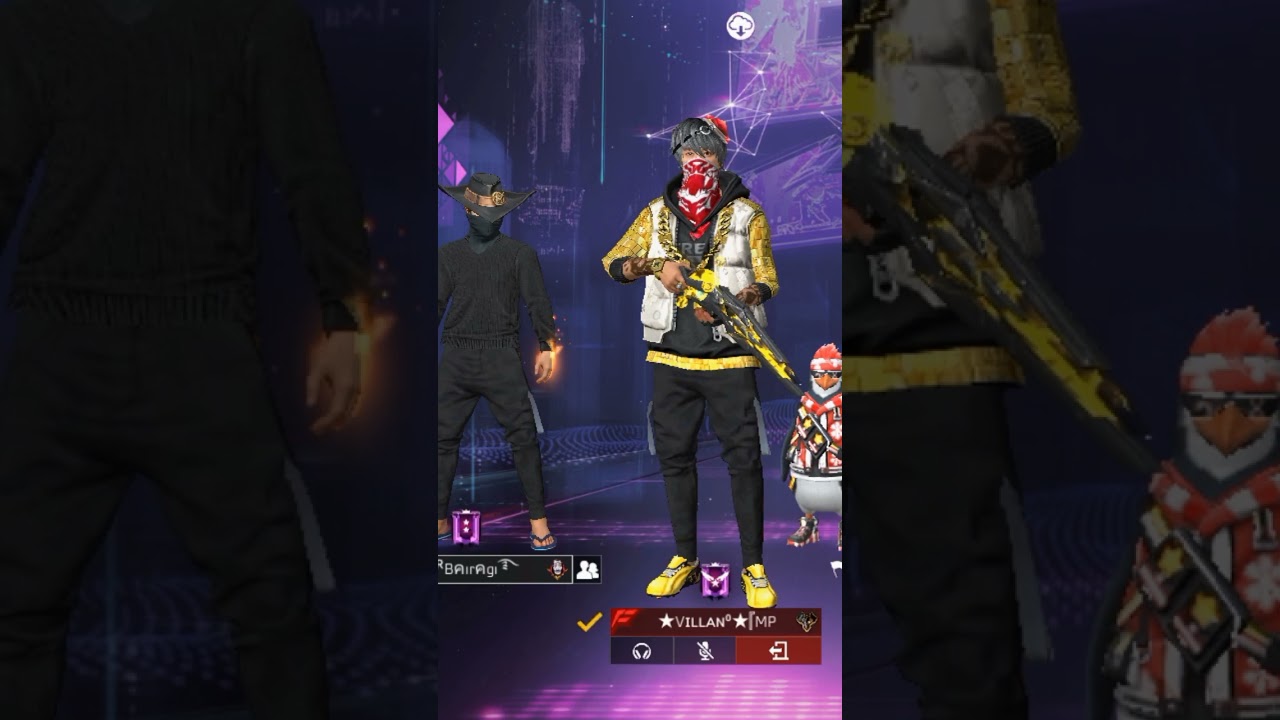 71 level attitude @Free Fire Esports India @villen mp gaming @attitude ...