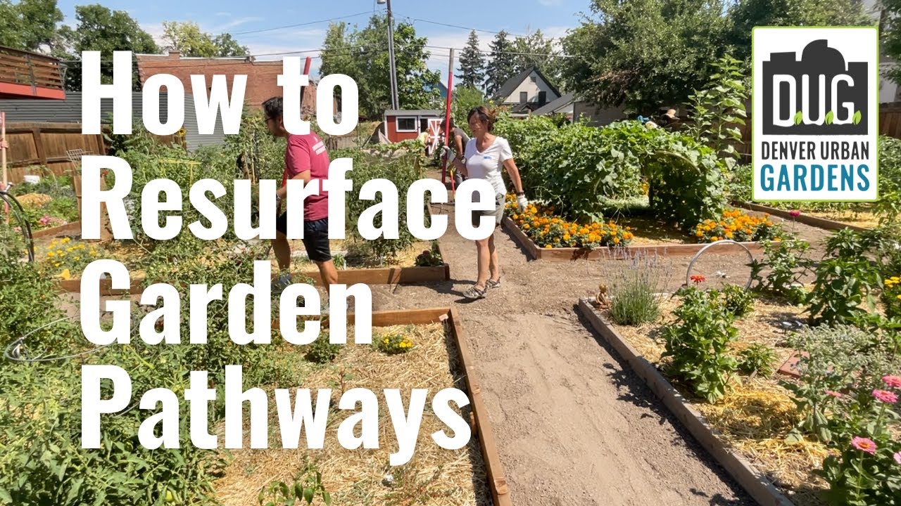 How to resurface garden pathways - YouTube