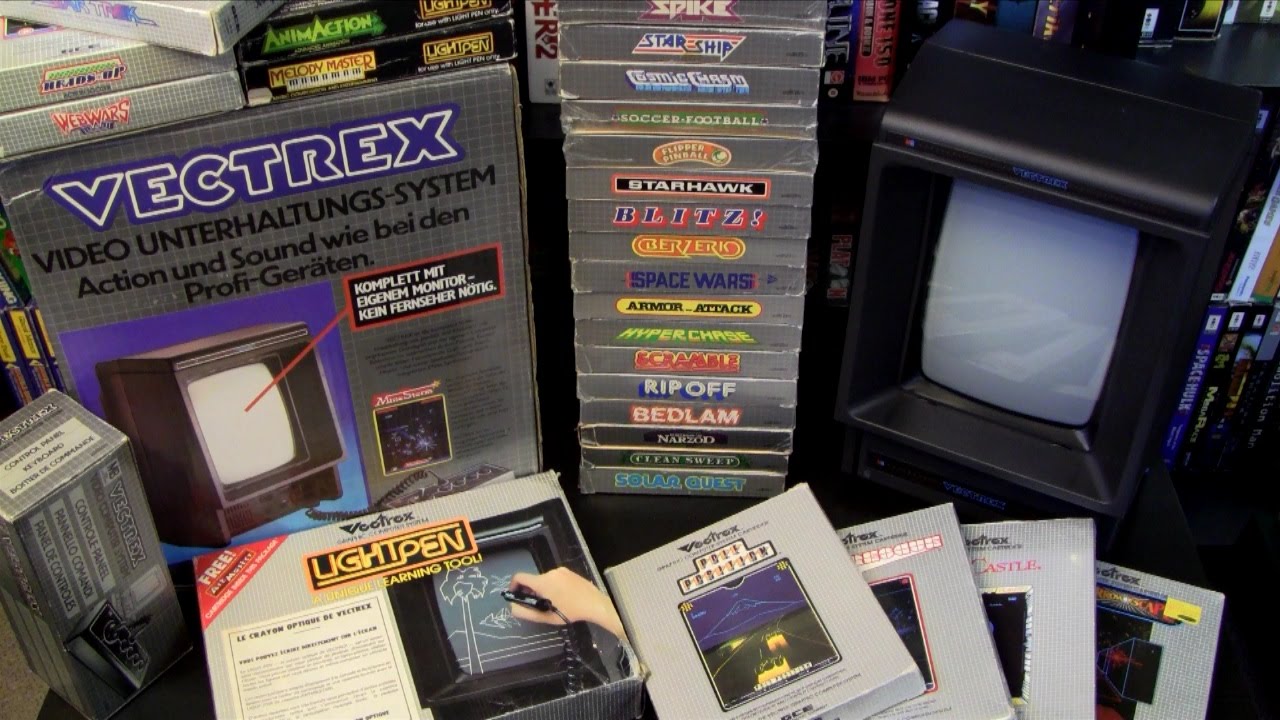 Das Vectrex - Teil 3/3: Gameplay von den Spiele, Preise und mein ...