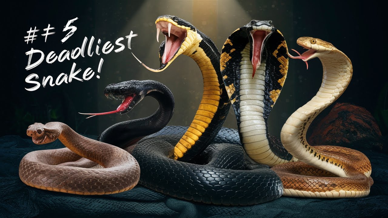 Ranking All 5 Snake Species From Least Deadly To Deadliest | Wildlife ...