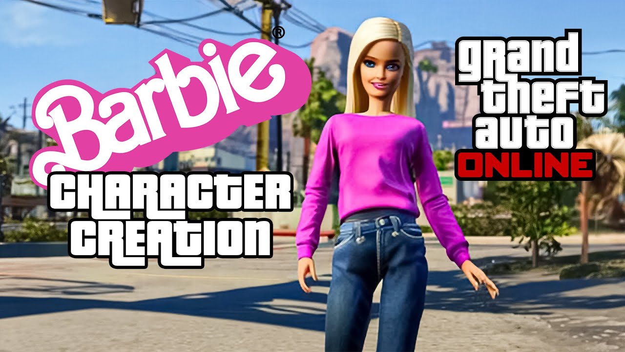 💁🏼‍♀️ Best BARBIE (Doll) Character Creation in GTA V Online • Pretty ...