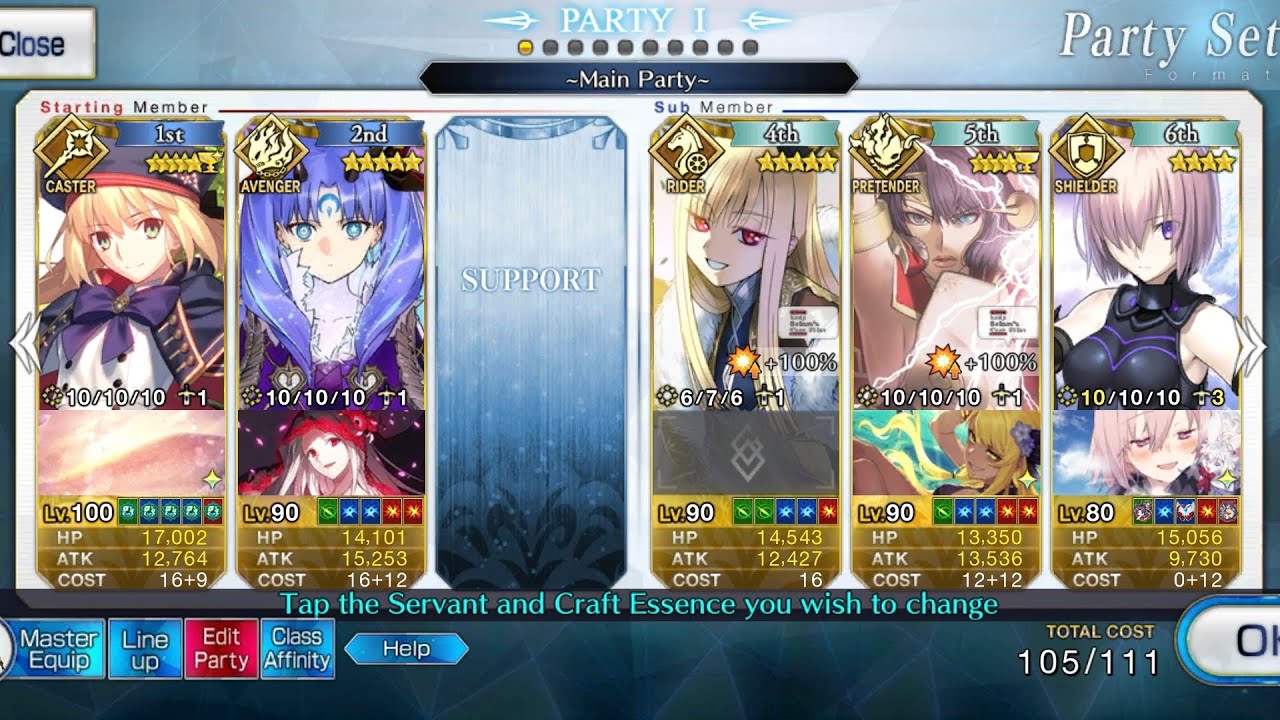 FGO space Ishtar black grail looping - YouTube