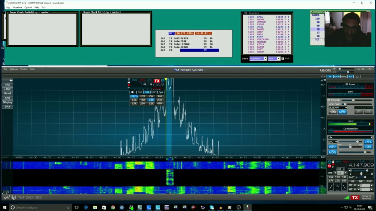 FLEX 6300 - II3E CQ WW SSB 2016 - YouTube