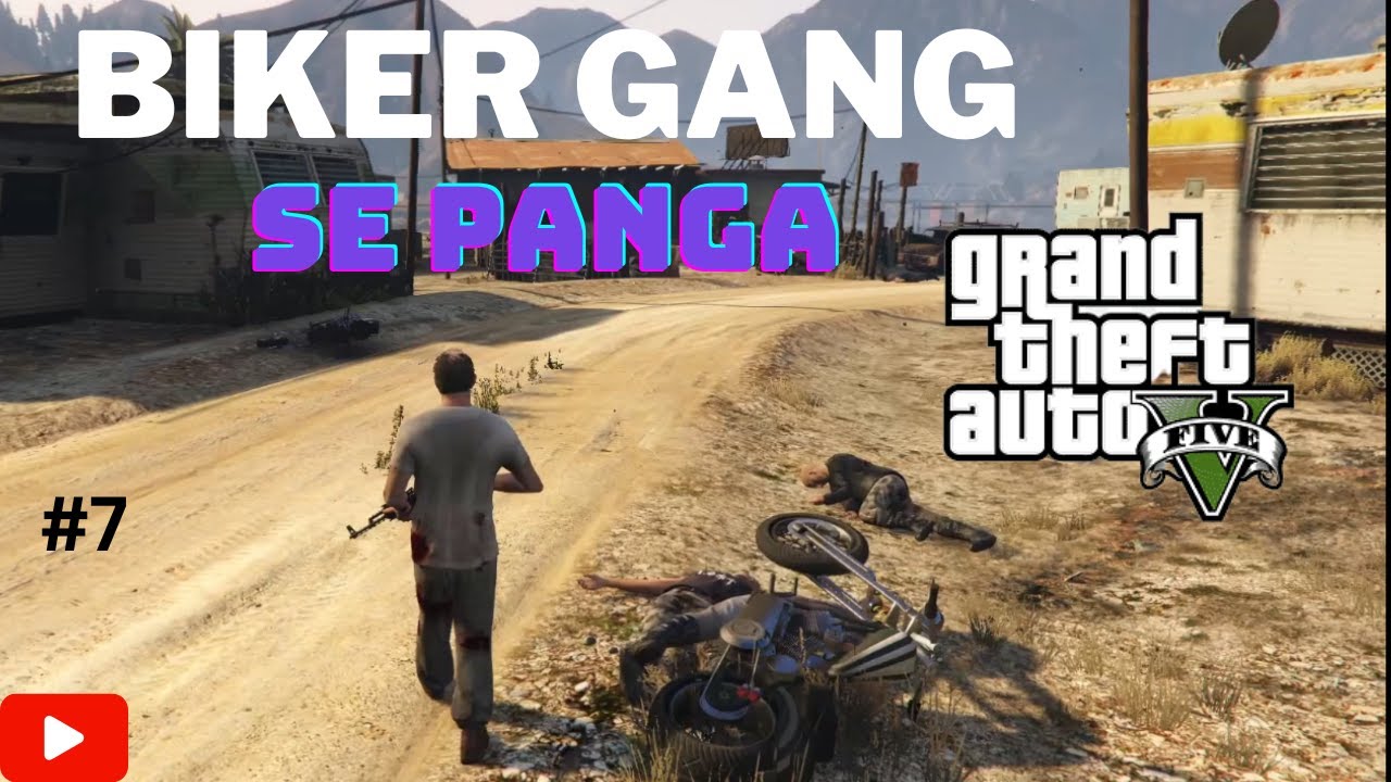 TREVOR DESTROY BIKER GANG | BIKER GANG SE PANGA | GTA 5 GAMEPLAY #7 ...