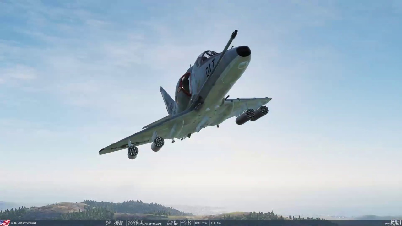 Livestream | DCS A-4E Mod | Flight of 4 Formation Attack Mission ...