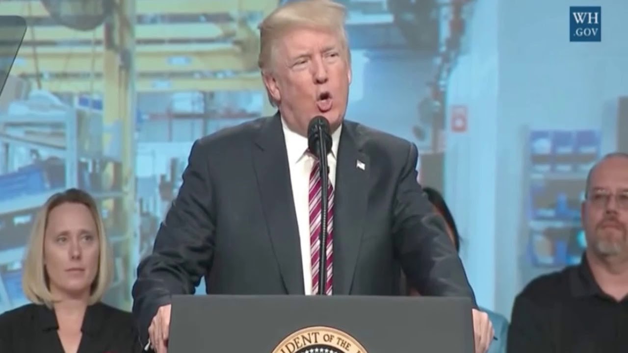 Donald trump 2017 saying 'water, big water, ocean water' for 10 mins ...