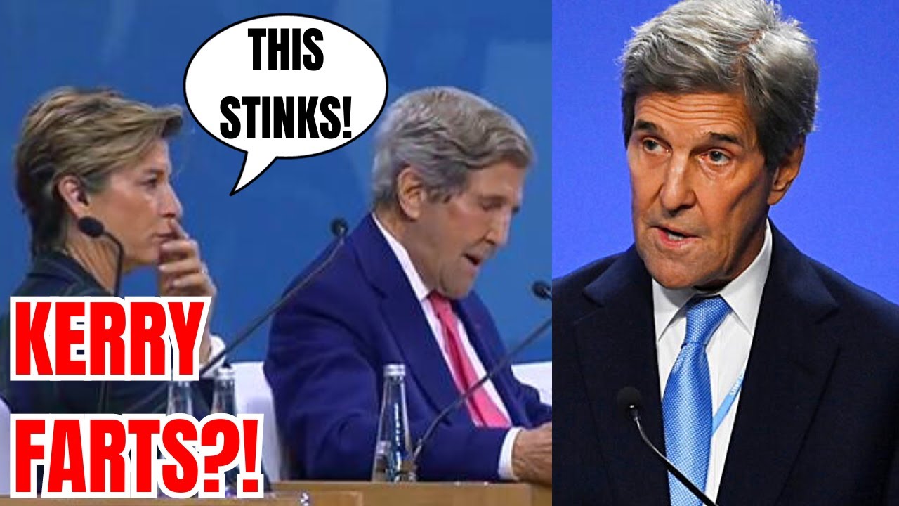 John Kerry FARTS During A CLIMATE CHANGE POLLUTION Speech in Dubai ...