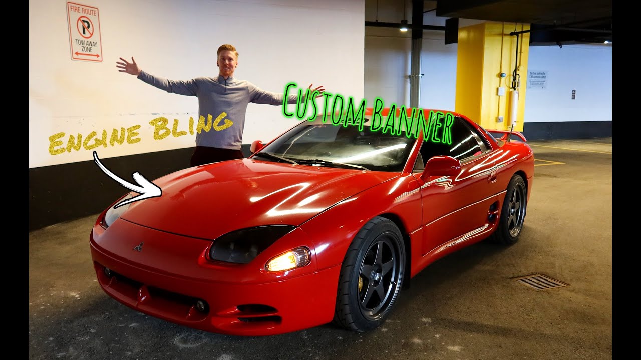 Mitsy gets some Custom Decals and Engine Bling (1995 Mitsubishi 3000GT ...
