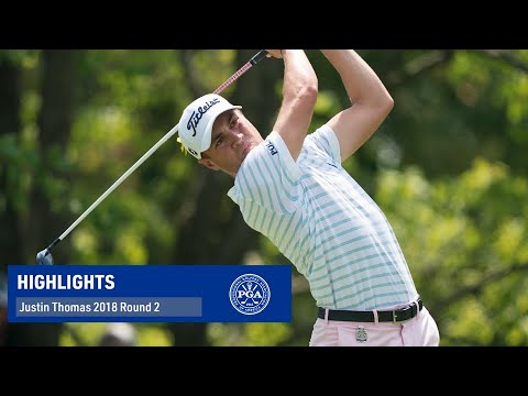 Every Shot from Justin Thomas' 2nd Round | PGA Championship 2018 - YouTube