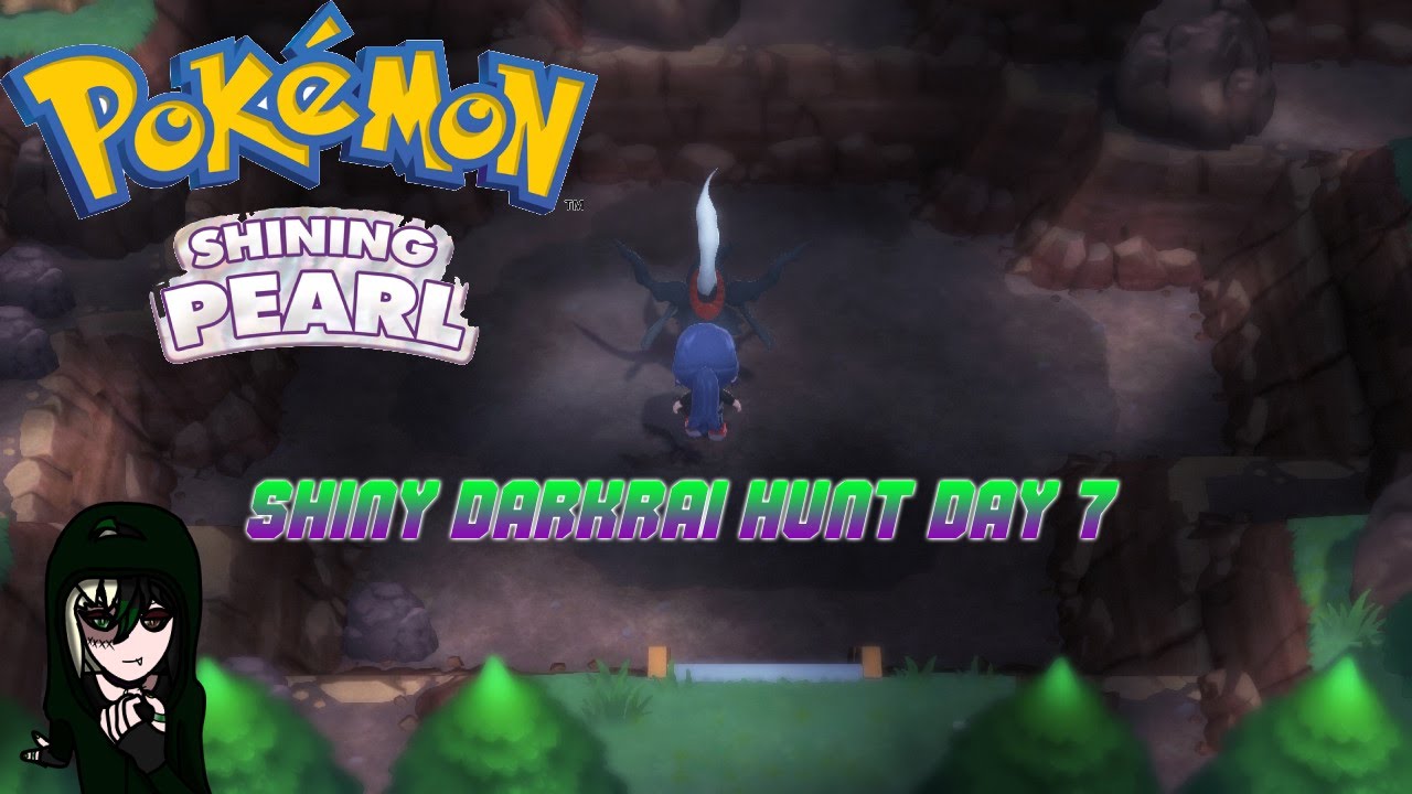 Pokemon BDSP Shiny Darkrai hunt Day 7 - YouTube