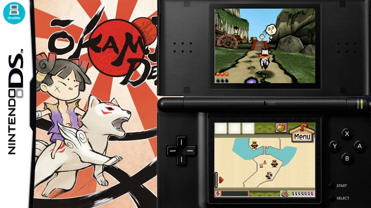 Okamiden DS - Gameplay on Drastic Emulator [No Commentary] - YouTube