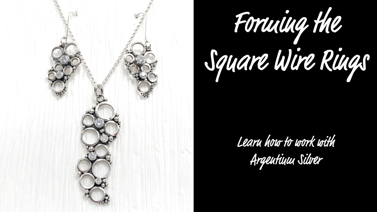 Forming the Square Wire Rings - YouTube