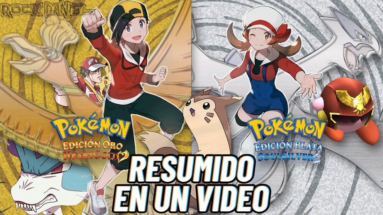 Pokemon Oro HeartGold y Plata SoulSilver resumido en 1 video - YouTube