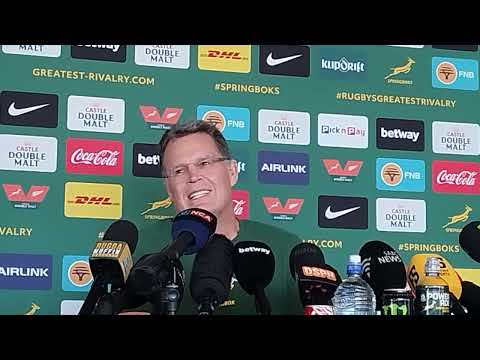 SPRINGBOKS: Rassie Erasmus on his team for 2nd test, Siya's injury and reviewing 1st test loss