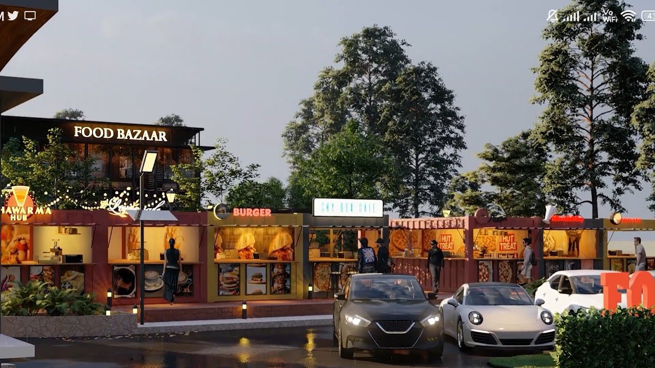 Madurai Food Bazaar Project by Eagle Fabrications - YouTube