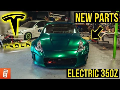 Building the World's FIRST Tesla Swapped Liberty Walk Nissan 350Z! Part ...