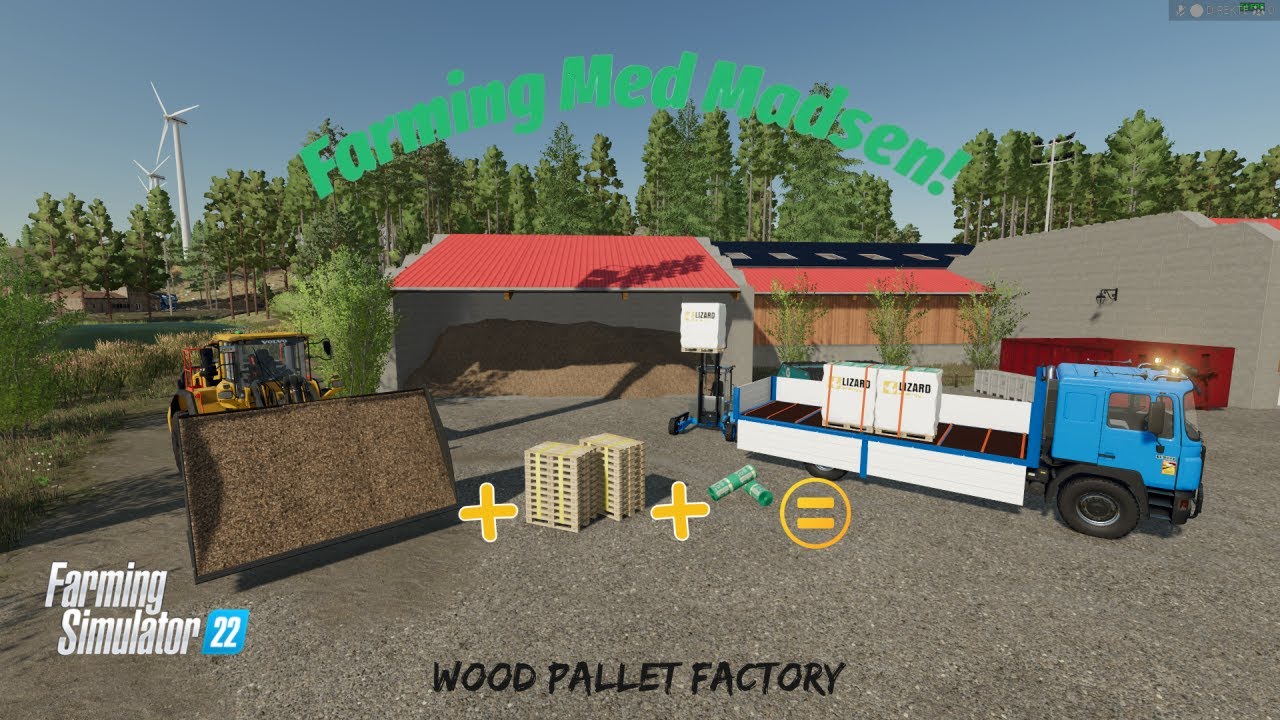 Building a Massive Wood Pellet Production in Farming Simulator 22 ...