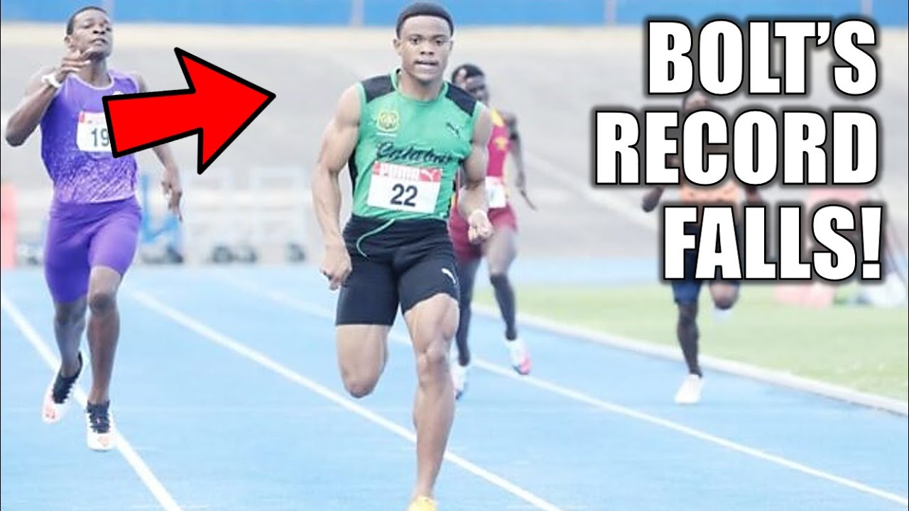 Nickecoy Bramwell Breaks USAIN BOLT'S Record In The CARIFTA Games ...