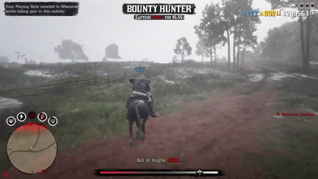 RDR 2 Collecting Player Bounty Red Dead Online - YouTube