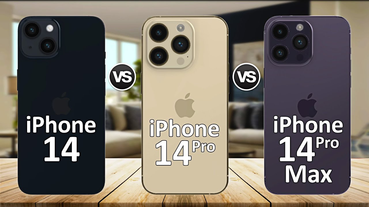 Apple iPhone 14 vs iPhone 14 pro vs iPhone 14 pro max comparison ...
