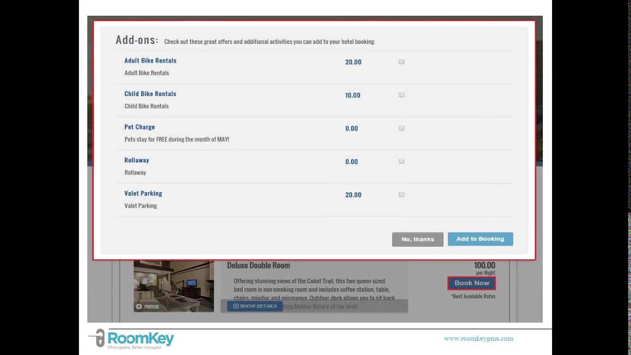 RoomKeyPMS Booking Engine and Direct Connect Overview - YouTube