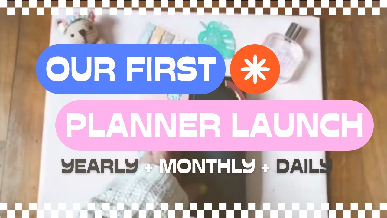 OUR FIRST PLANNER LAUNCH!! - YouTube