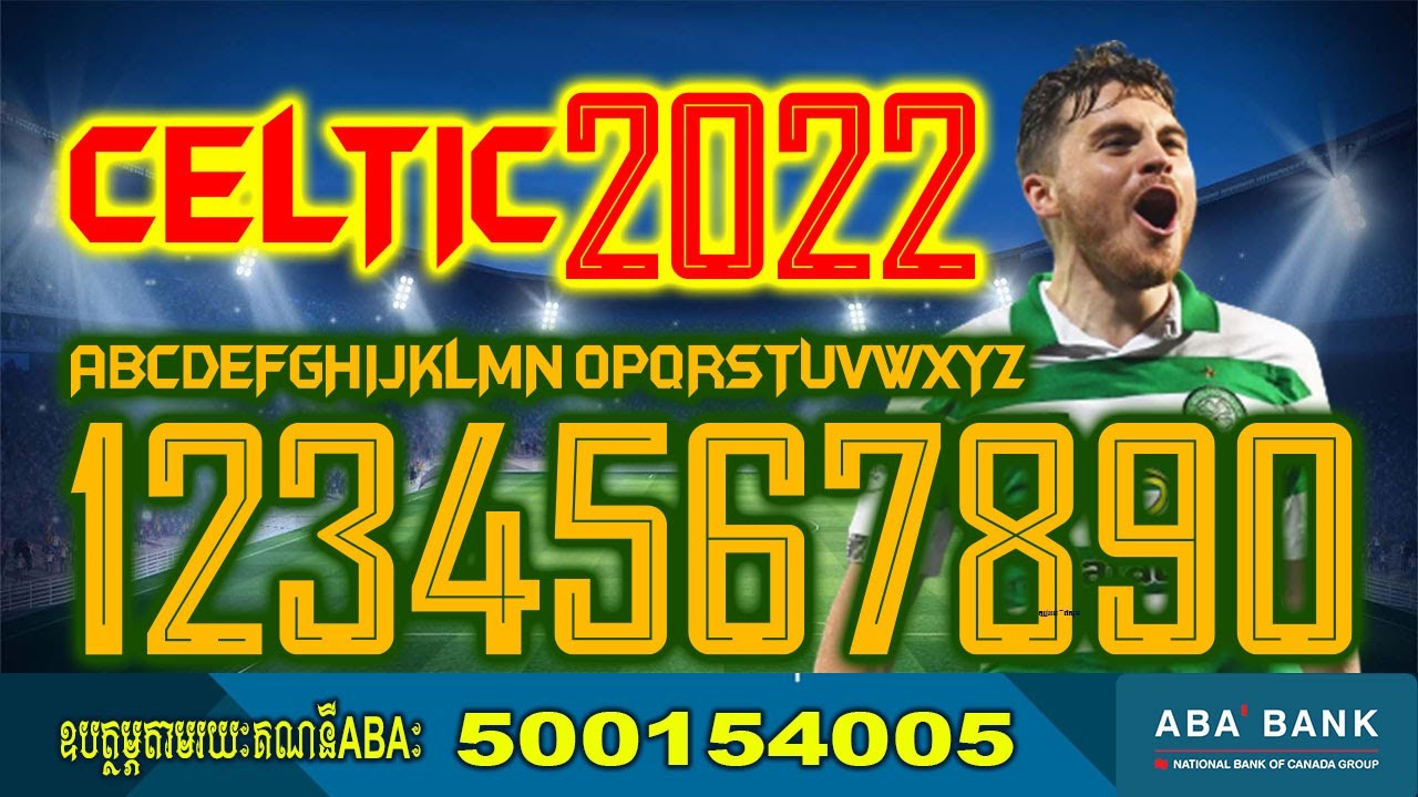 Celtic fc font 2022 Football Font By black Font Free All Download for ...
