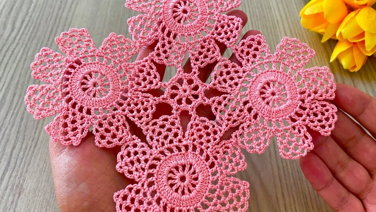 The Most Beautiful and Easy Crochet Motif Pattern Tutorial of Recent ...