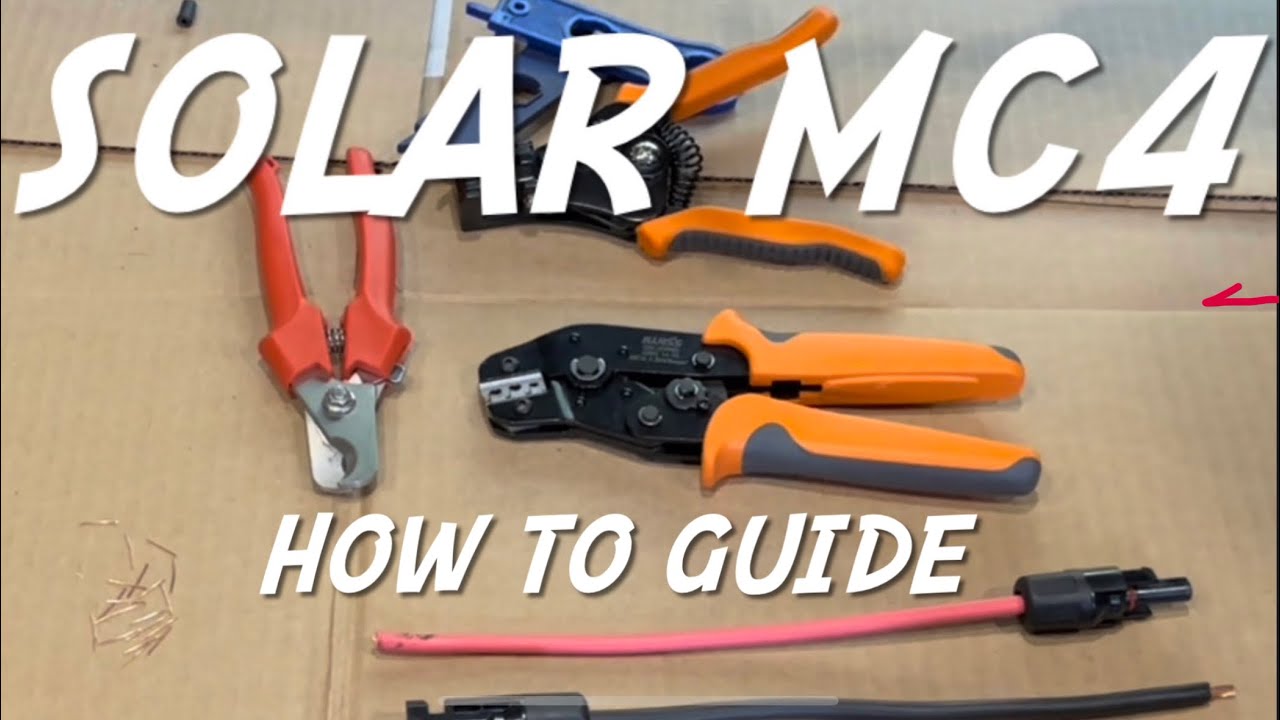 SOLAR MC4 DIY Solar How To Guide - YouTube